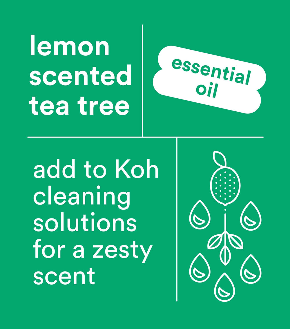 Lemon Scented Tea Tree Oil | Natural Scent, No Nasties | Koh