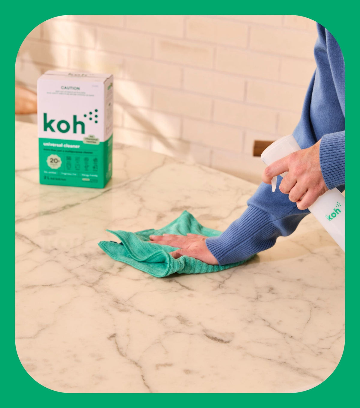 Universal Cloths | Microfibre Cleaning Cloths | 4 Pack | Koh