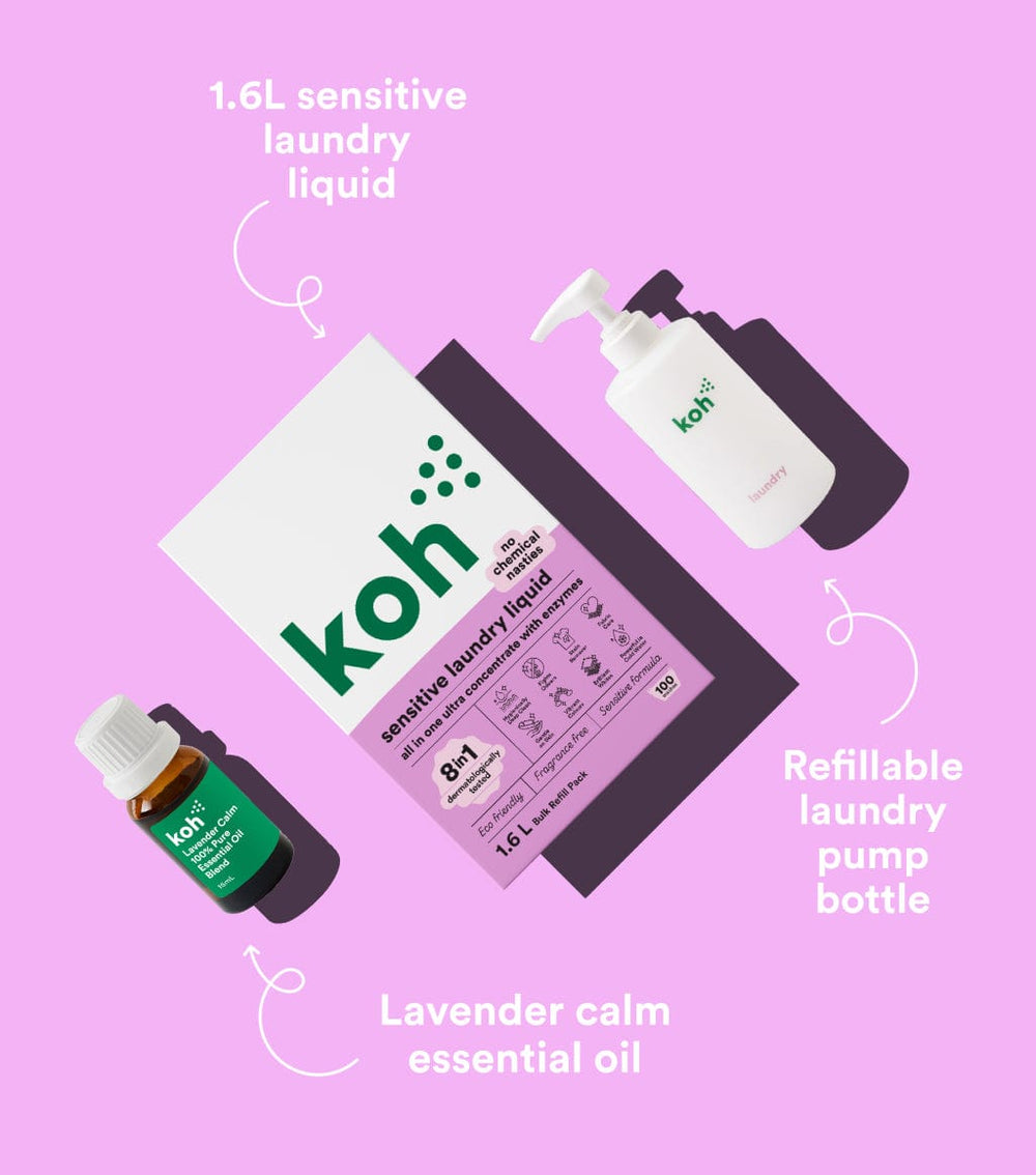 Laundry Starter Kit | High Performance All-In-One Liquid | Koh