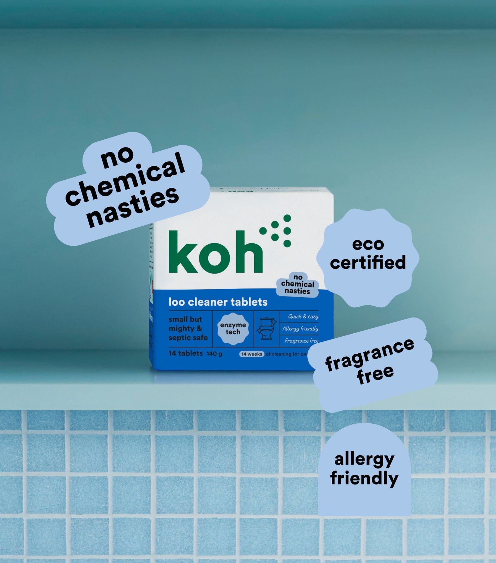 Loo Cleaner Tablets | Clean Your Toilet With Ease | Koh
