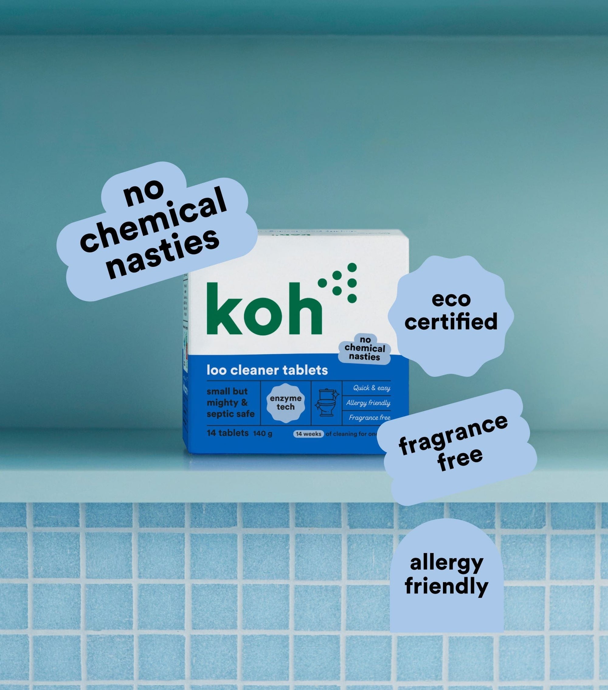 Loo Cleaner Tablets | Clean Your Toilet With Ease | Koh