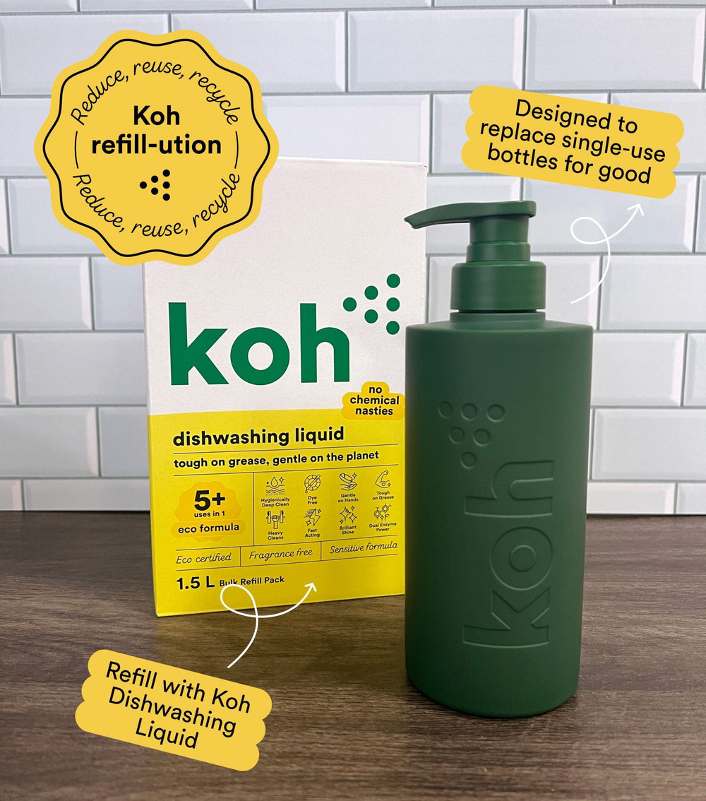 Dish Pump | Reusable Dishwashing Liquid Pump Bottle | Koh