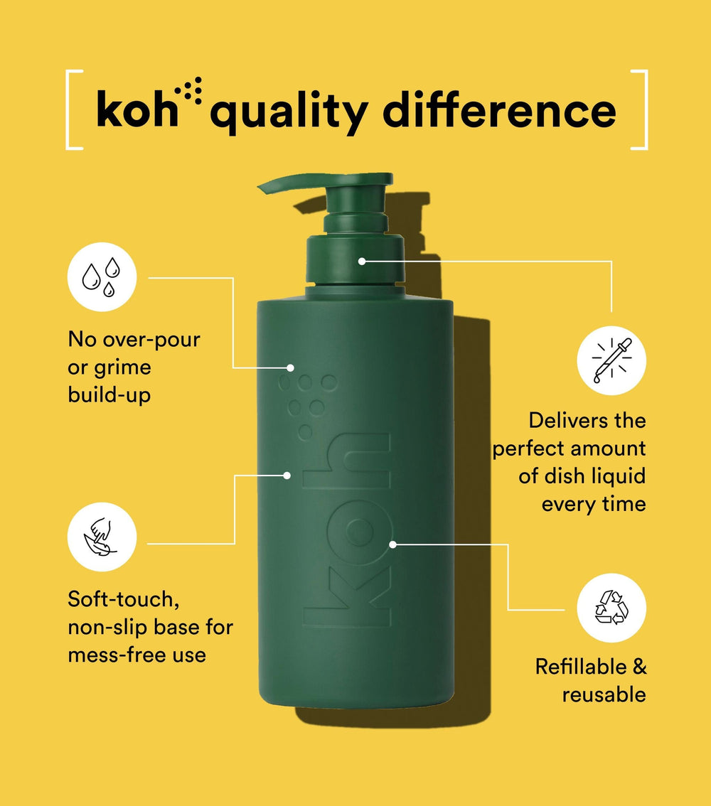 Dish Pump | Reusable Dishwashing Liquid Pump Bottle | Koh