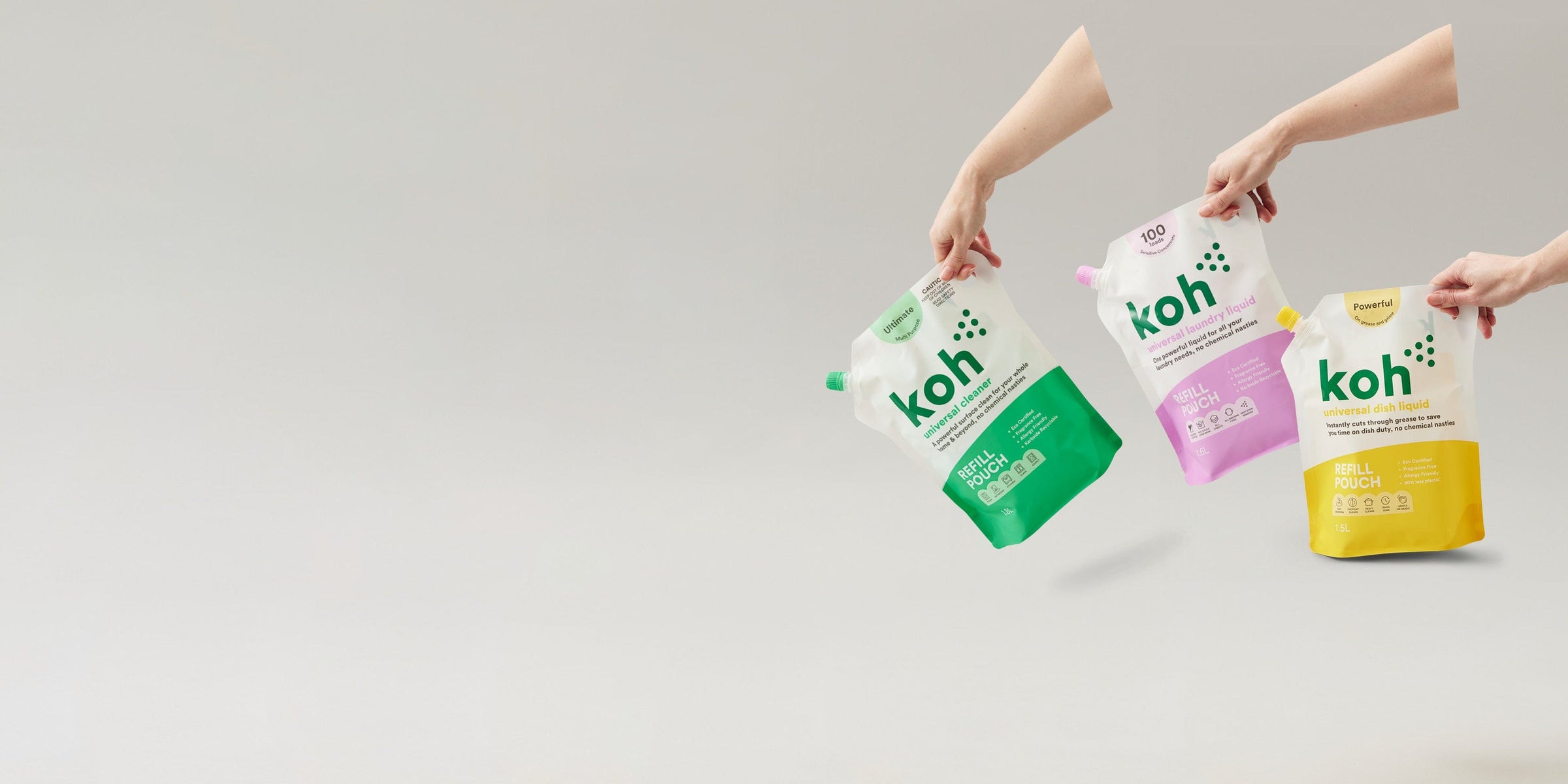 Refill Your Koh | Reusable Cleaning System For Your Home | Koh