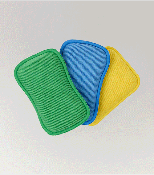 Scrubby Pads 3pk | Double-Sided Cleaning Pads for Every Surface | Koh