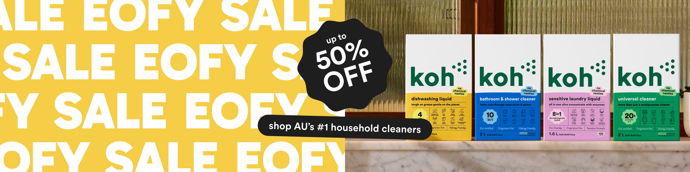 Refill Your Koh | Reusable Cleaning System For Your Home | Koh