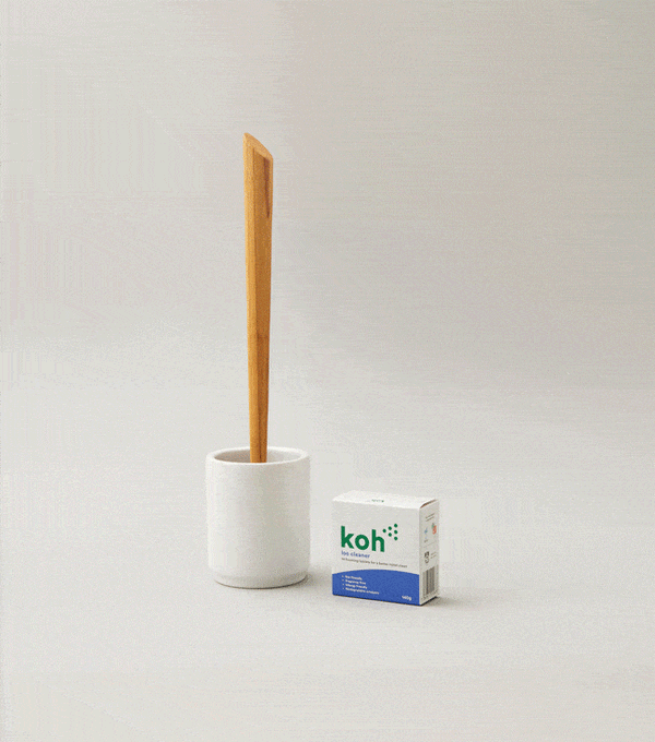Loo Starter Kit (White) | Say Goodbye To Your Toilet Brush | Koh